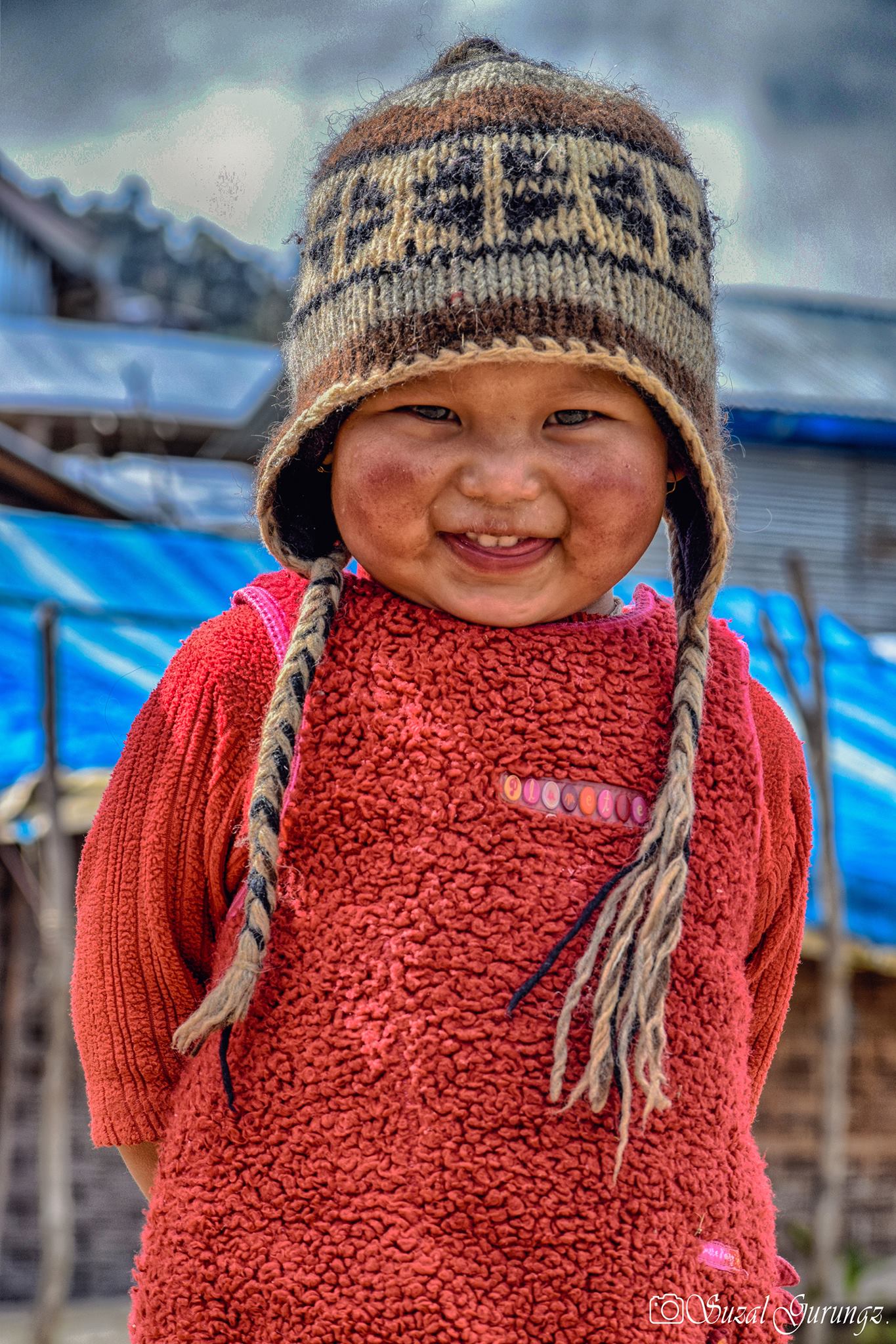 Cutest smile you have ever seen from Laprak, Nepal captured by Suzal Gurung