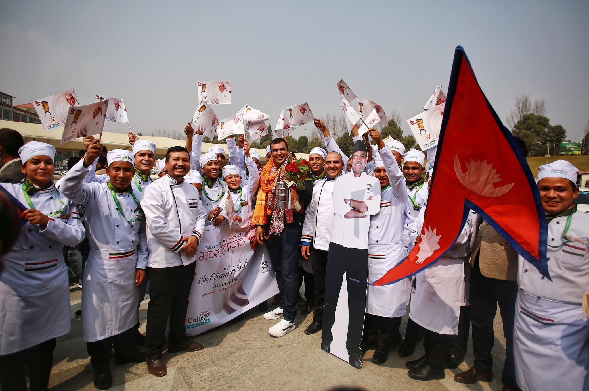 MasterChef UK Runner-Up Santosh Shah Receives a Grand Welcome in Nepal